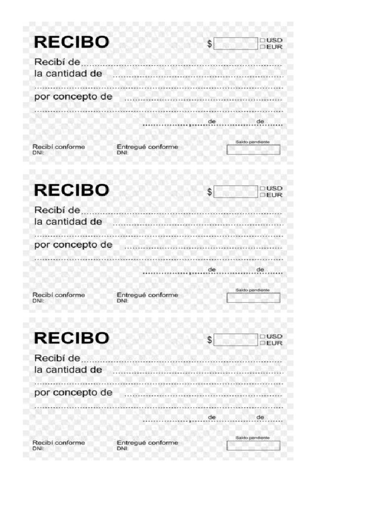 RECIBOS | PDF