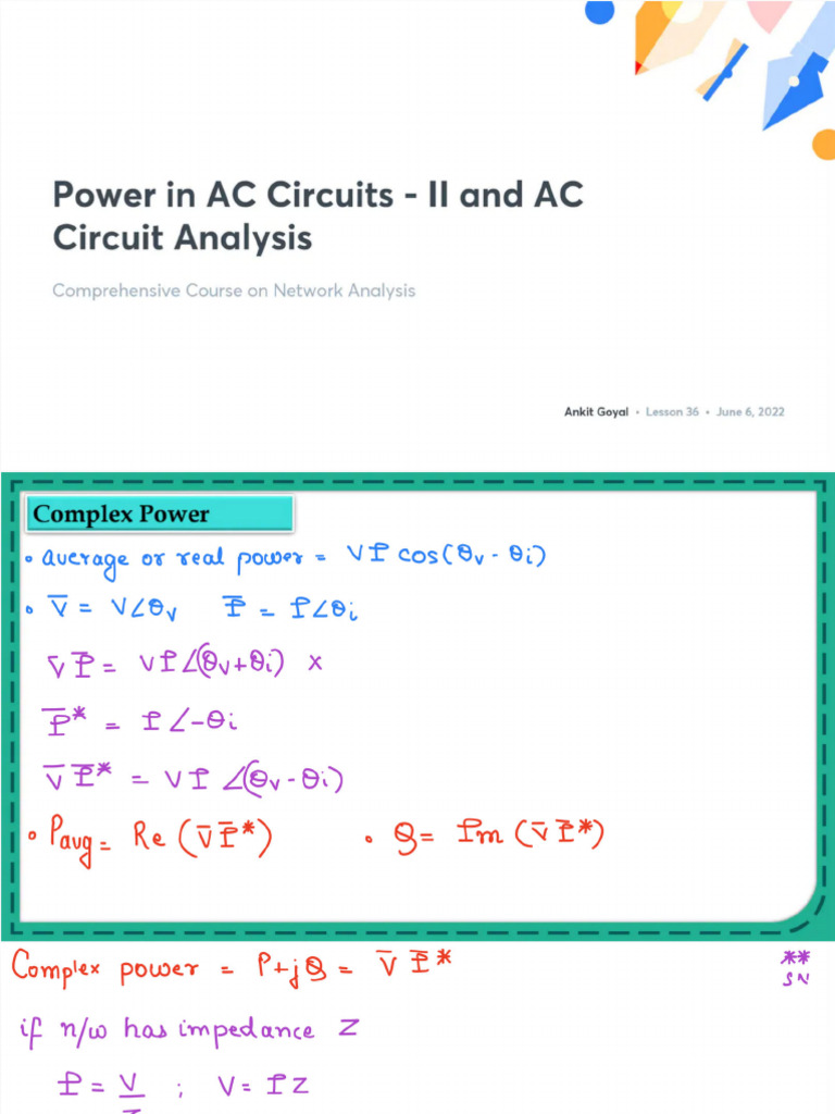 Power_in_AC_Circuits__II_and_AC_Circuit_Analysis_with_anno | PDF