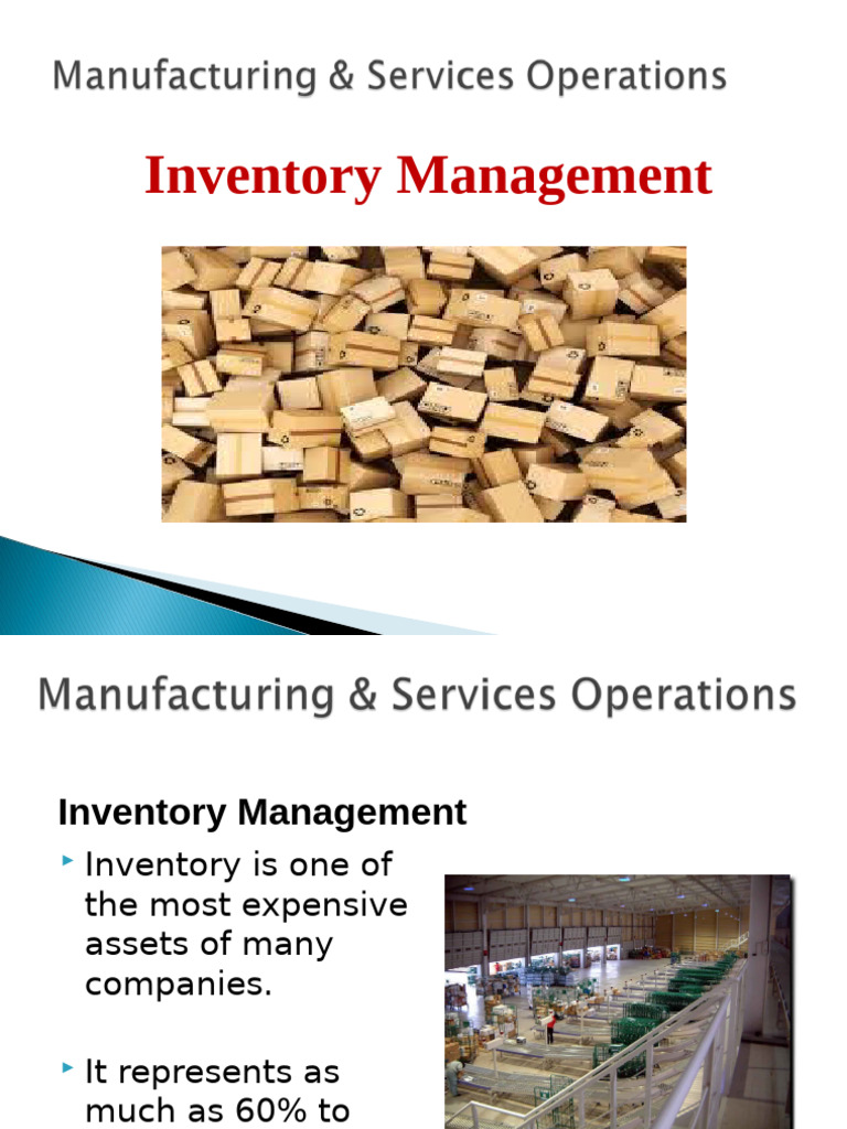 Topic 4 Inventory Management | PDF | Inventory | Warehouse