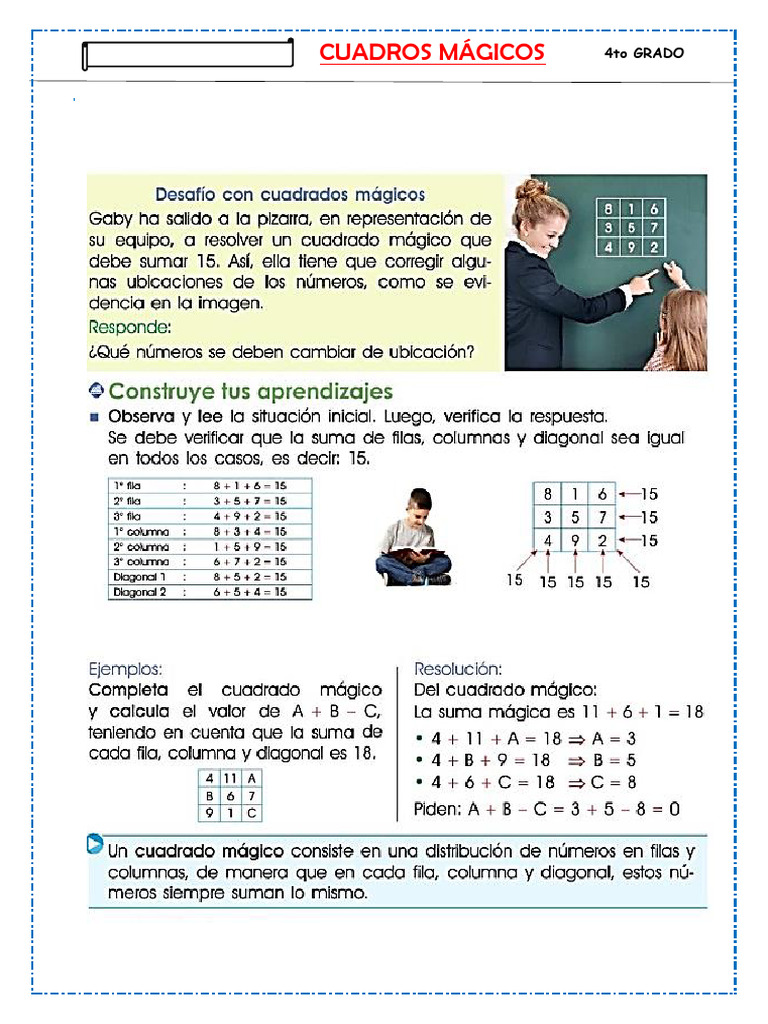 1 - Cuadros Magicos | PDF