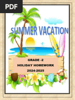 Holiday Homework UKG | PDF
