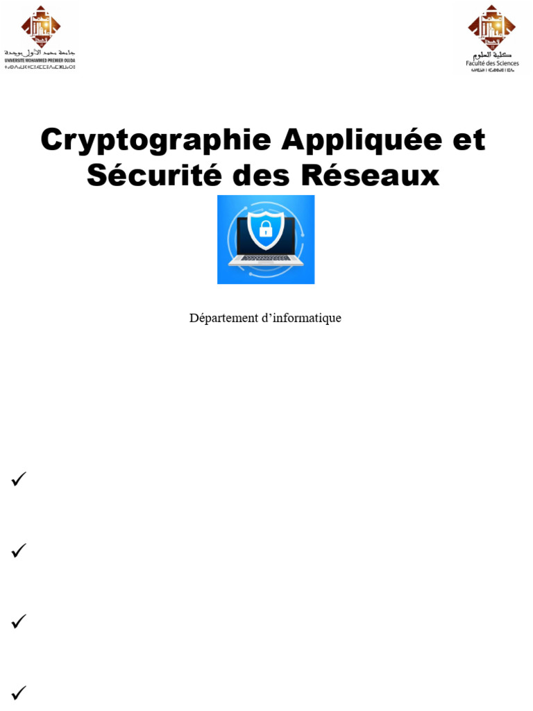 Chap3 Crypto Moderne | PDF | Ingénierie de la sécurité | Mathématiques ...