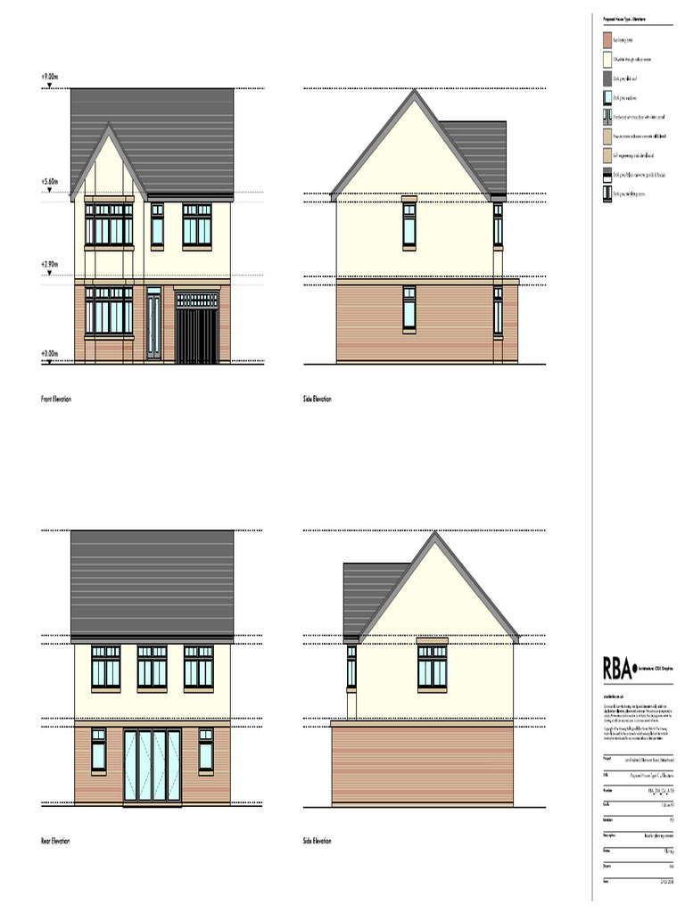 Rba 094 2 A106 Proposed Type C Elevations Pdf