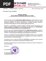 Food Handlers Medical Examination Form | PDF