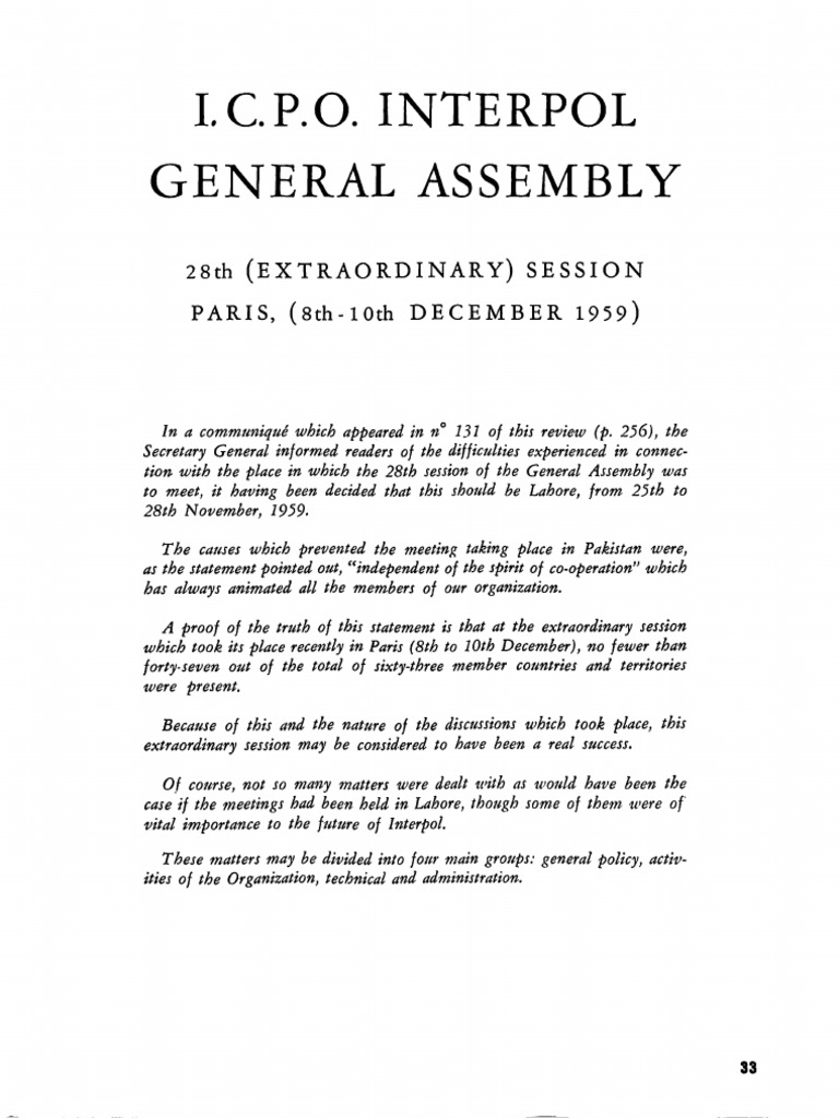 1959 - 28th GA Paris | PDF