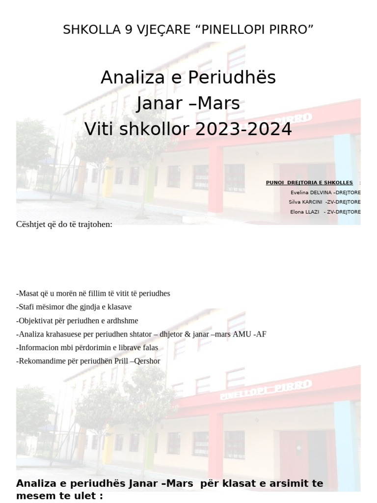 Analiza e Janar Mars Vetem Amu 24 Silva | PDF