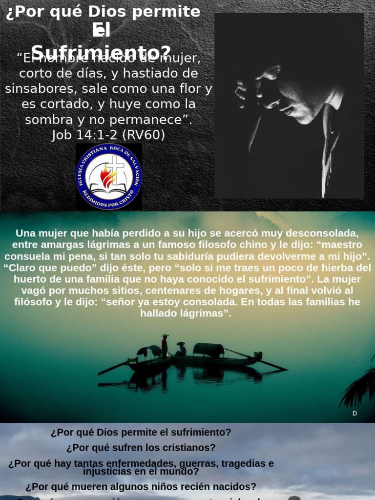Por que Dios permite el sufrimiento | PDF | Pecado | Jesús