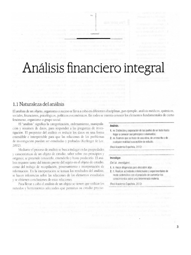 Analisis Financiero Integral | PDF