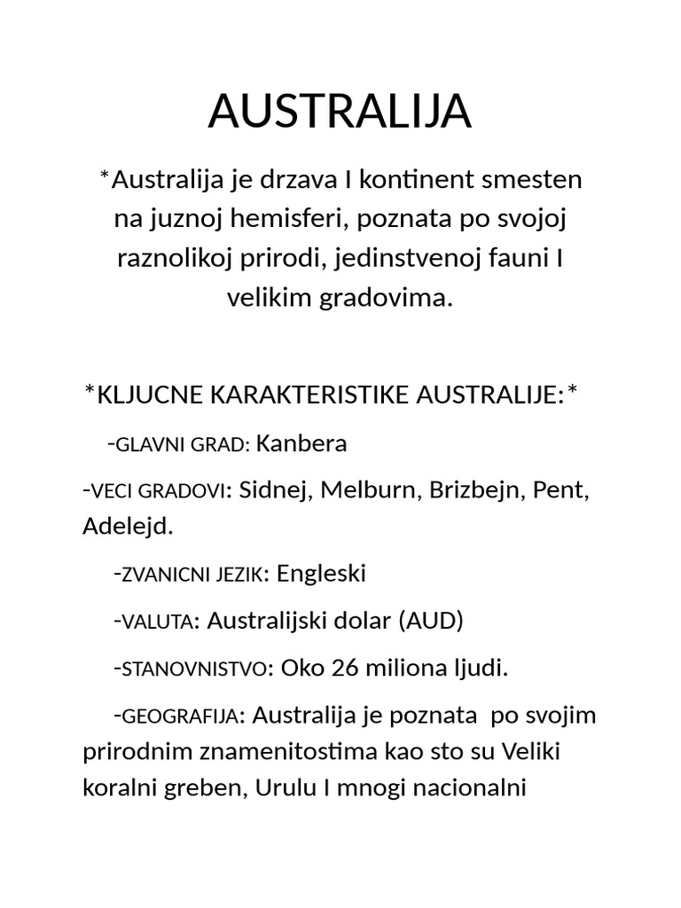 AUSTRALIJA | PDF