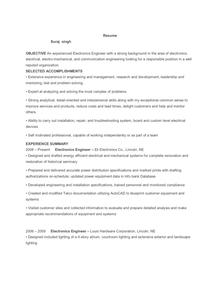 Resume Suraj Singh | PDF
