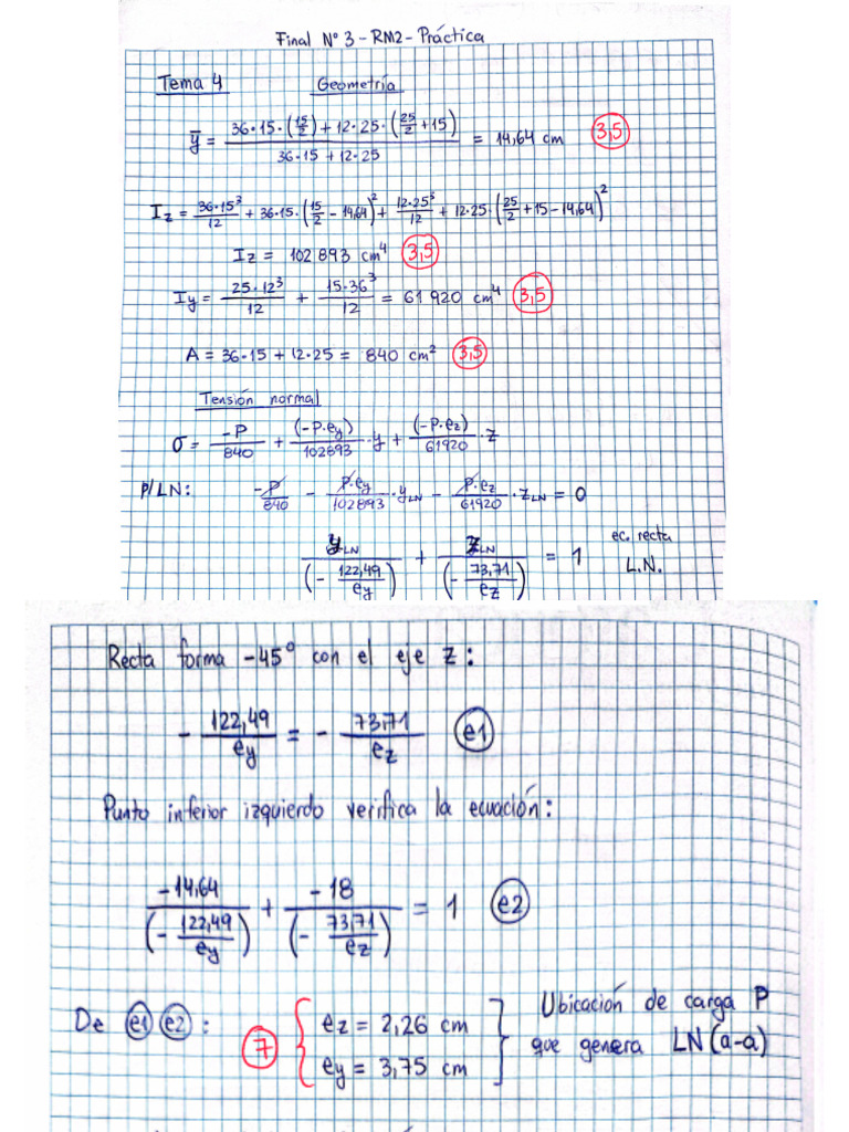 Gabarito Practica 3F RM2 | PDF