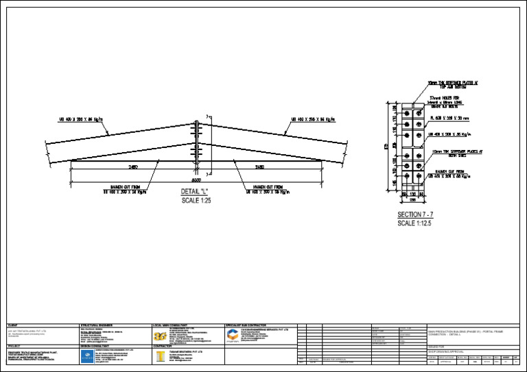 Textile Plant Structural Details | PDF