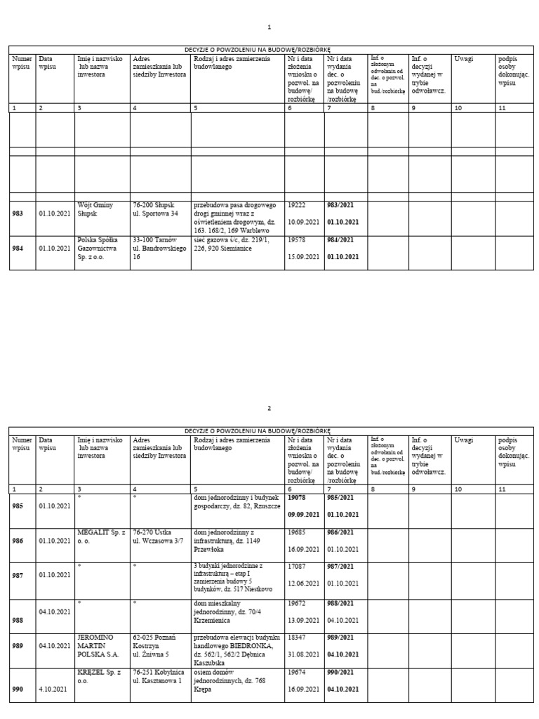 Rej. Dec. X Xi Xii 2021 | PDF