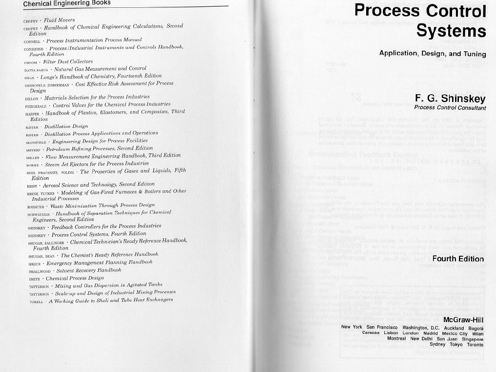 Process Control Systems - Shinskey - 4th | PDF