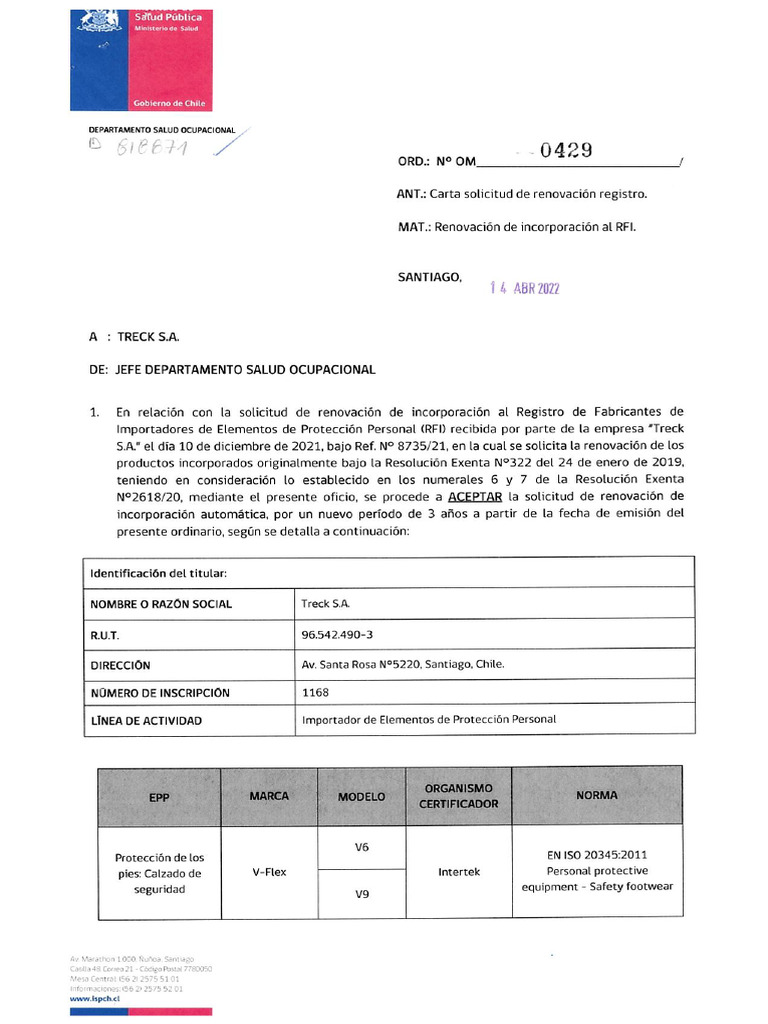 ficha tecnica ropa epp 1 | PDF