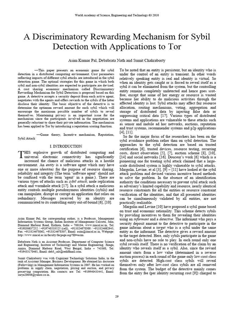 Asim Kumar Pal, Debabrata Nath and Sumit Chakraborty - A Discriminatory ...
