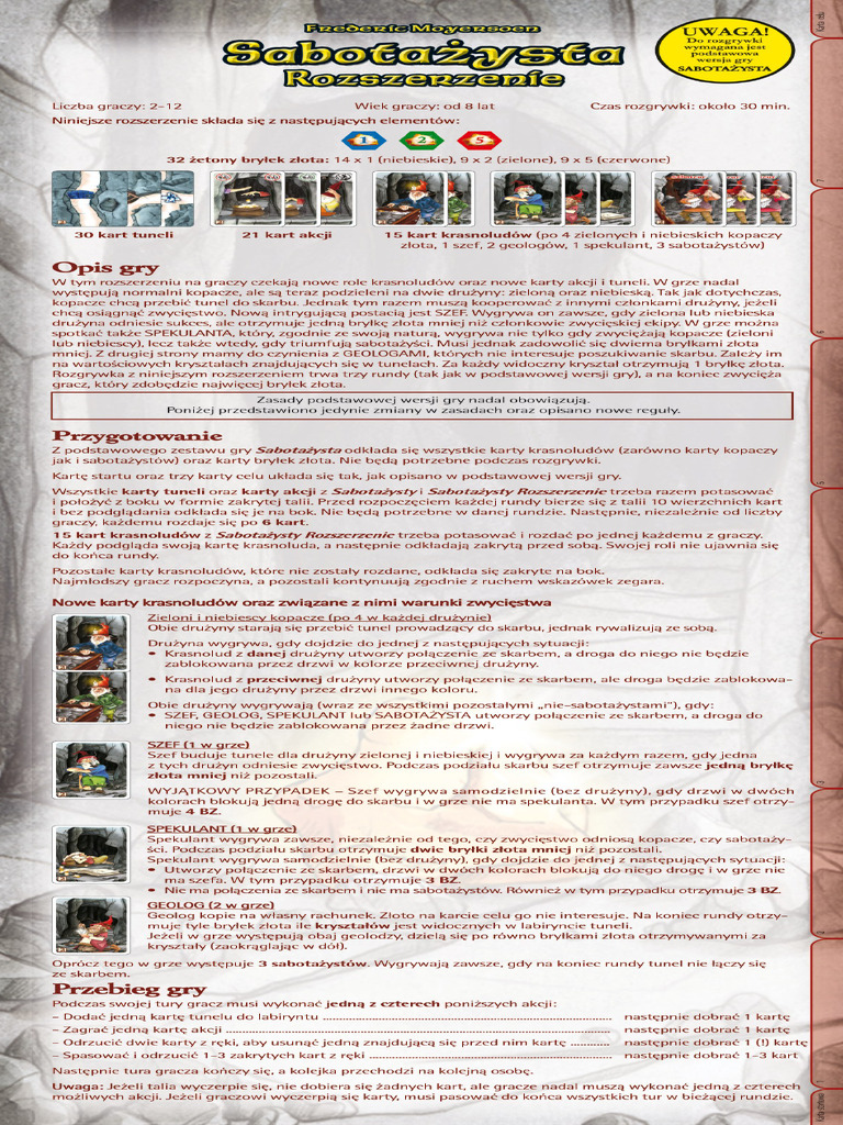 G3 Sabotazysta Rozszerzenie | PDF