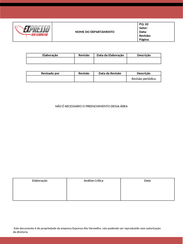Modelo de procedimento para preenchimento. | PDF | Informática