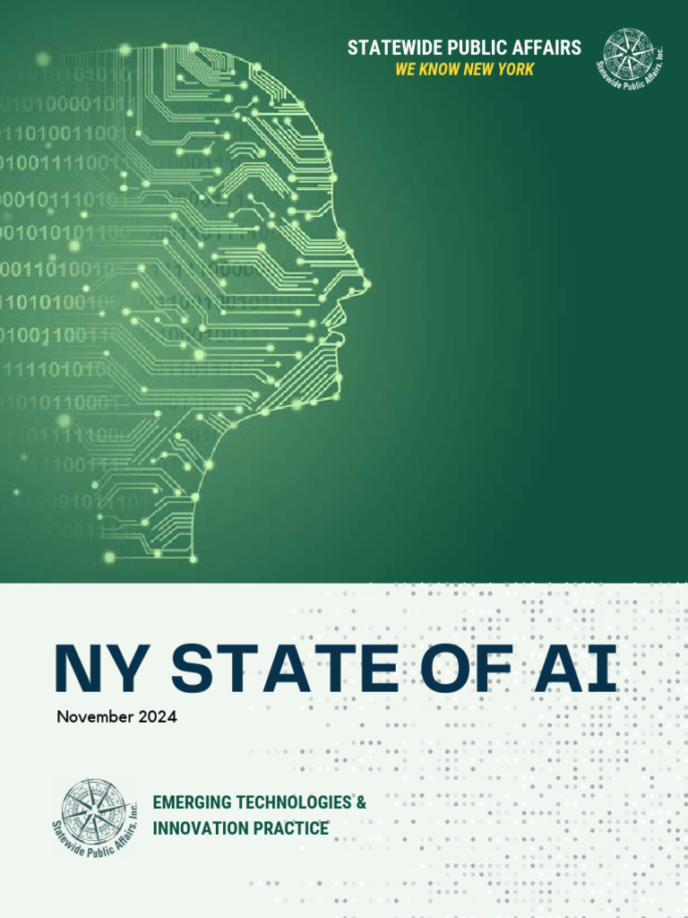Statewide Public Affairs Emerging Tech Innovation AI Report Nov 2024 1 | PDF | Artificial ...