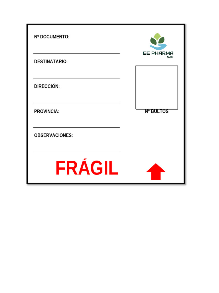 Stickers de Despachos | PDF