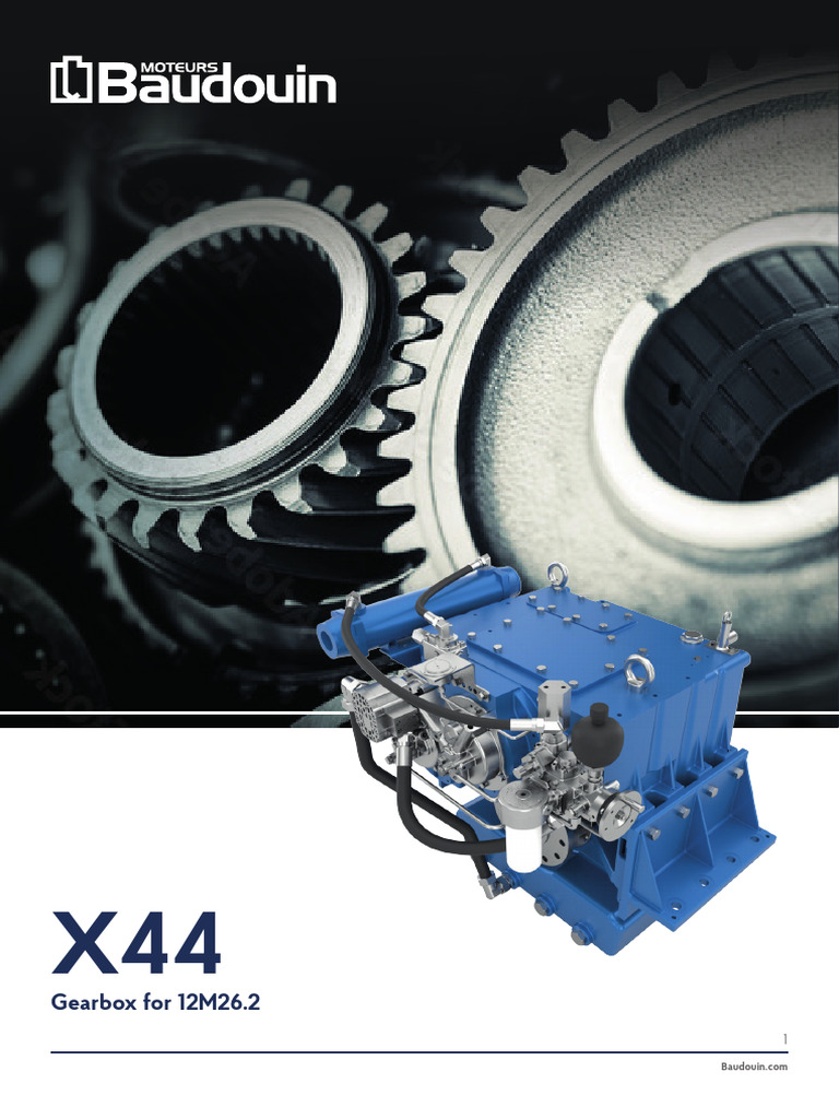 X44 Gearbox For 12M26.2 | PDF | Machines | Manufactured Goods