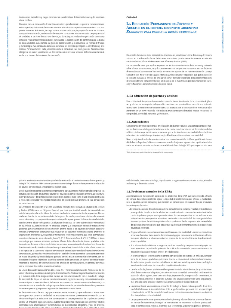 EPJA Salida | PDF | El aprendizaje permanente | Maestros