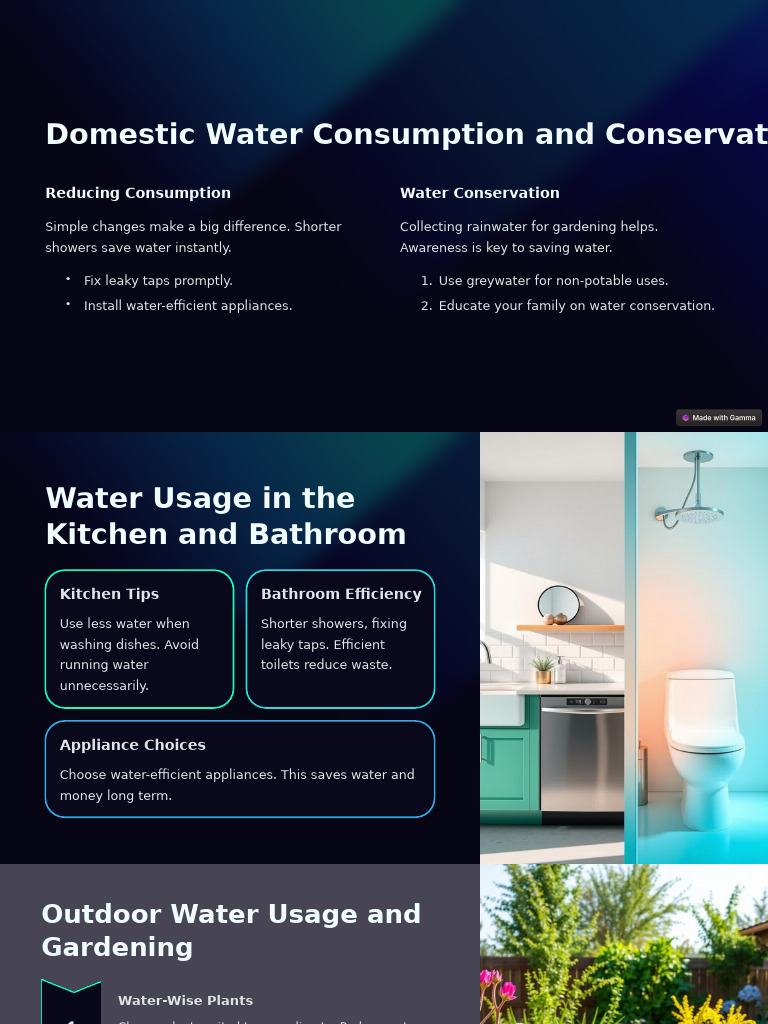 Effective Water Conservation Tips | PDF