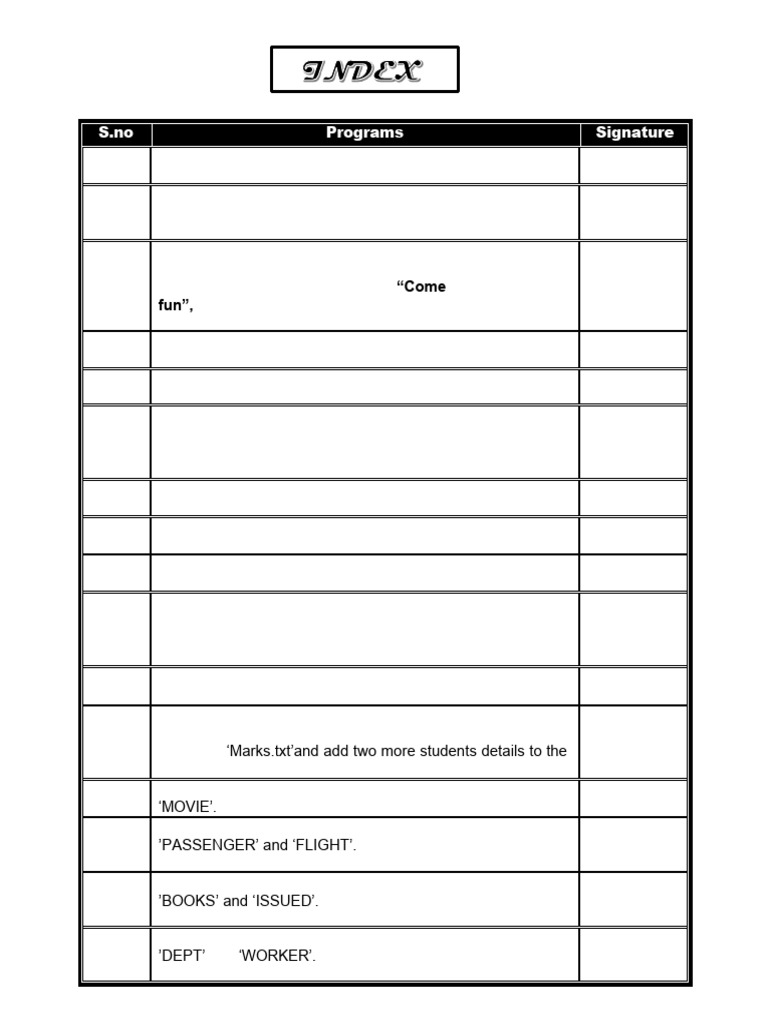 Python Programs & SQL Queries Guide | PDF