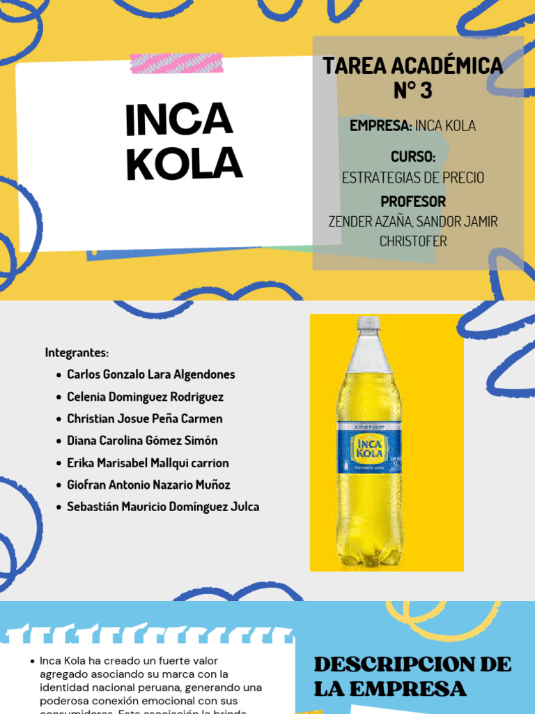 de Ta3 - Estrategia de Precios | PDF | Marca | Perú