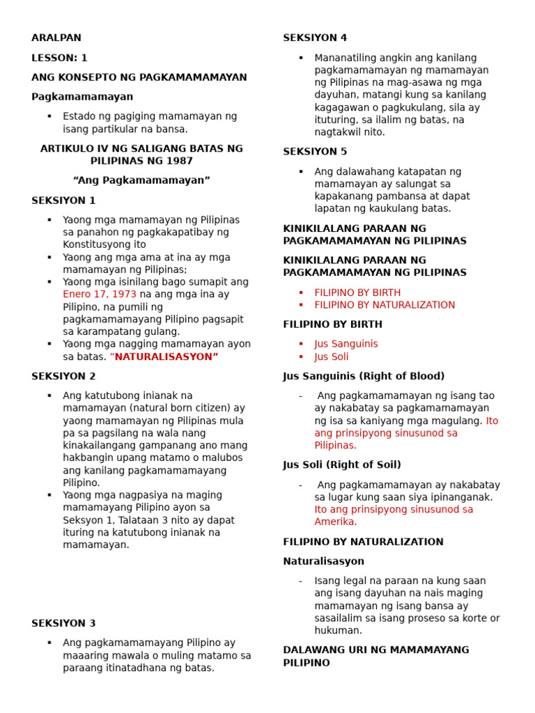 Ap 4TH Quarter Reviewer | PDF