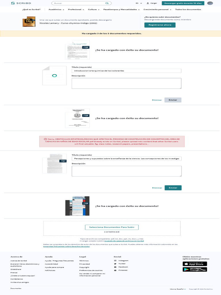 Suba Un Documento - Scribd | PDF | Scribd