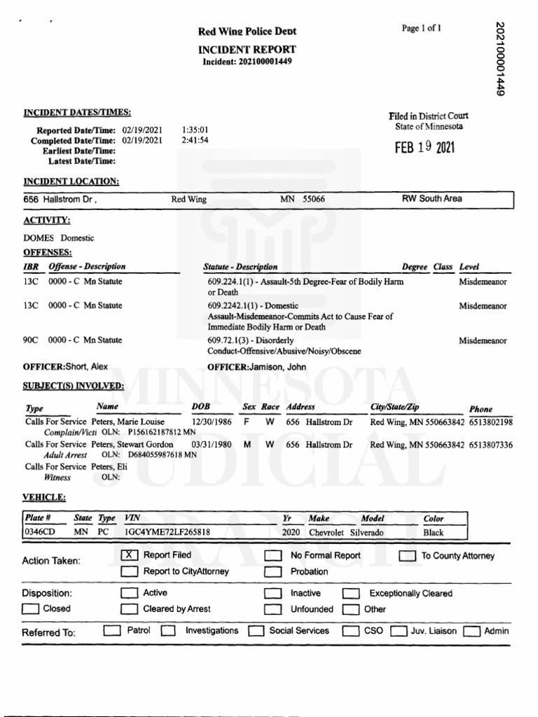 MCRO - 25-CR-21-372 - Police or Incident Report - 2021-02-19 ...
