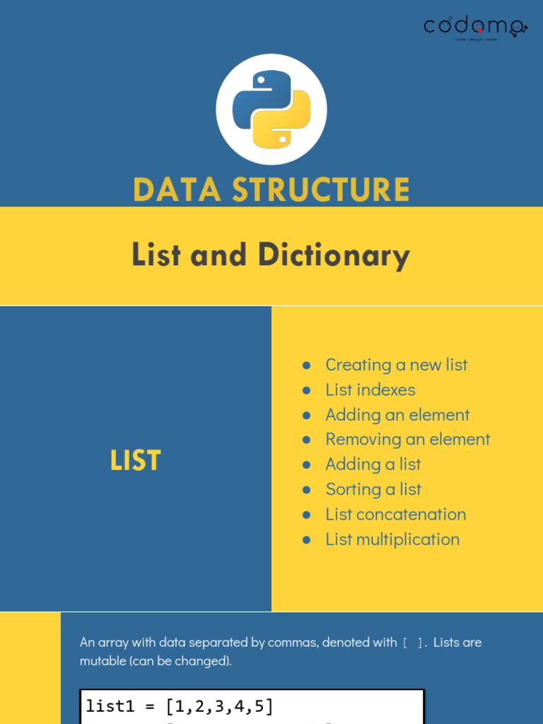 Python List and Dictionary Operations Guide | PDF | Bracket | Function ...