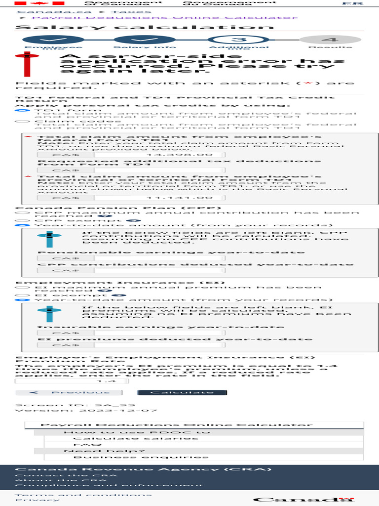 Httpsapps Cra-Arc GC Caebcirhpdbetastep3 | PDF | Business | Economies