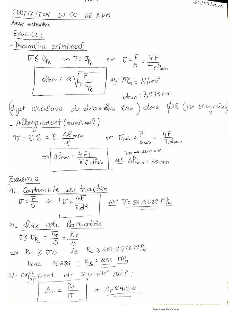 Correction Cc RDM 25-05-2023 | PDF