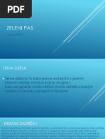 Zeleni pas | PDF