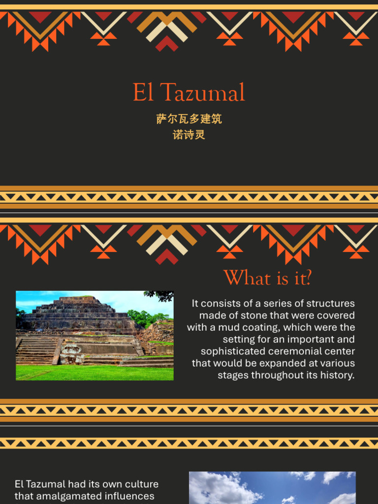 El Tazumal: Ancient Ceremonial Center | PDF