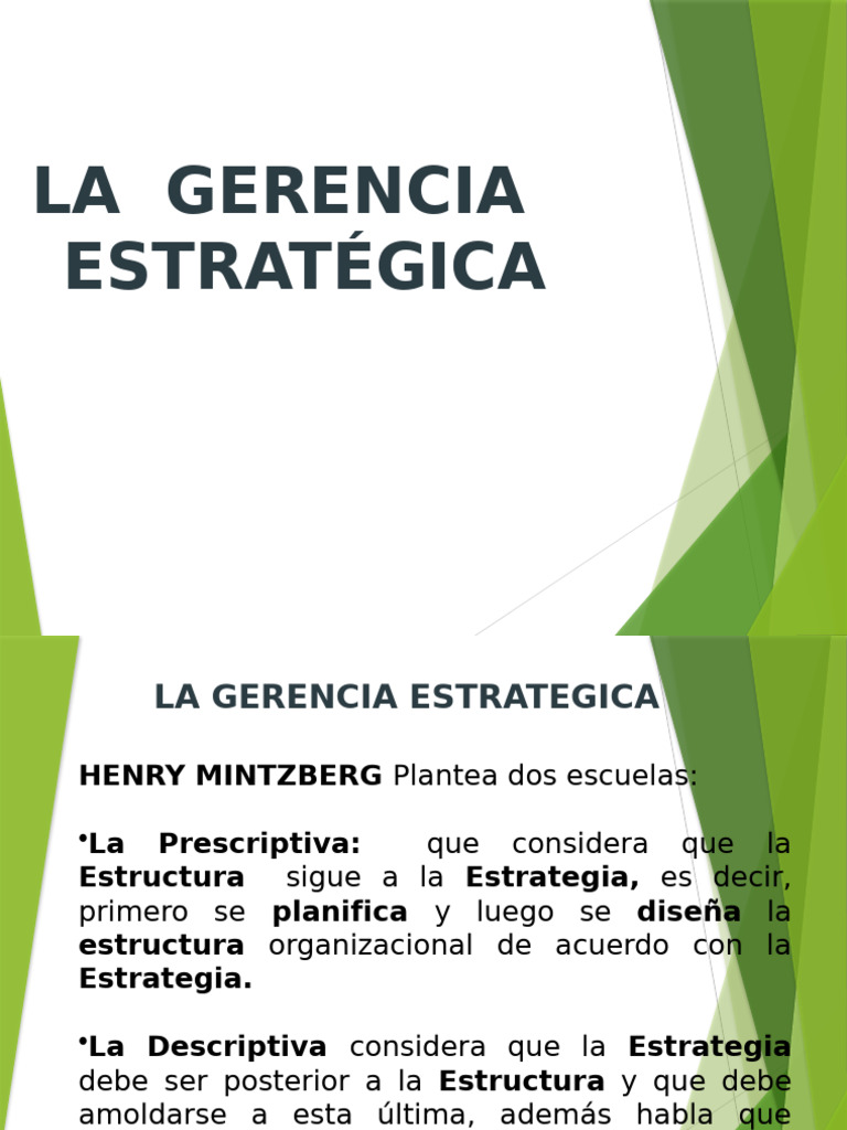 Gerencia Estratégica: Enfoques y Liderazgo | PDF | Liderazgo | Toma de ...