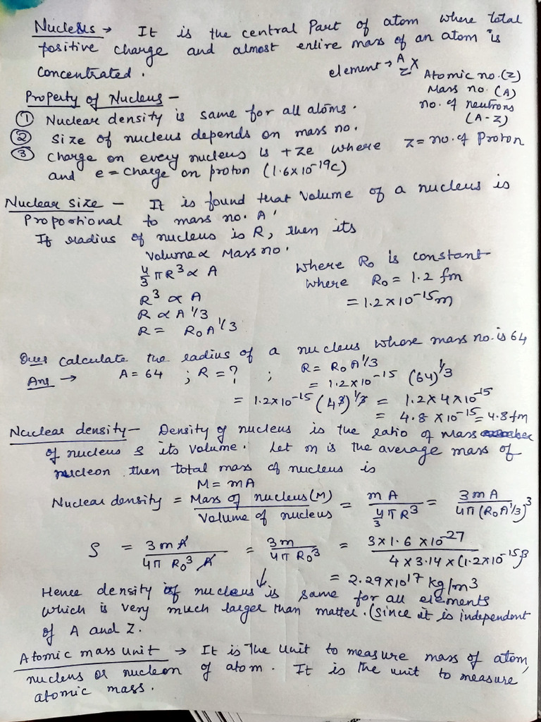 nuclei vbbbb | PDF | Atomic Nucleus | Atoms