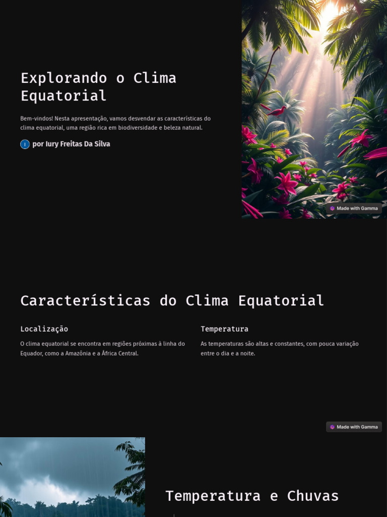 Explorando-o-Clima-Equatorial-editado-final | PDF | Desmatamento | Florestas