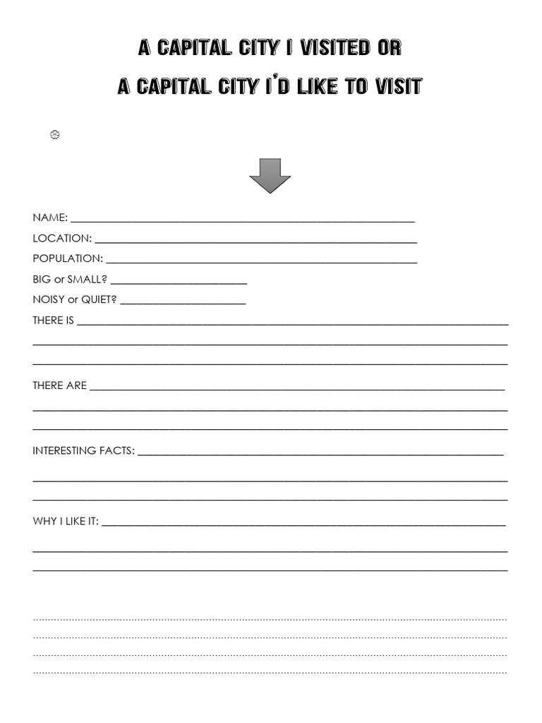 A CAPITAL CITY Research | PDF