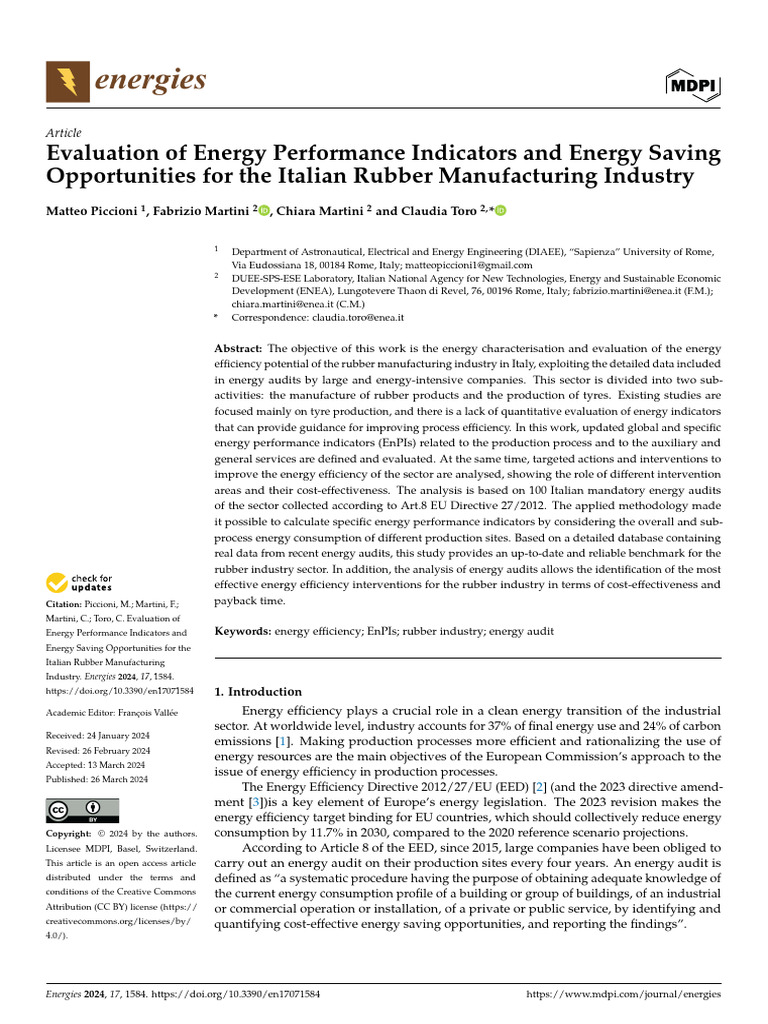 Energy Performance Indicators 1711979865 | PDF | Efficient Energy Use ...