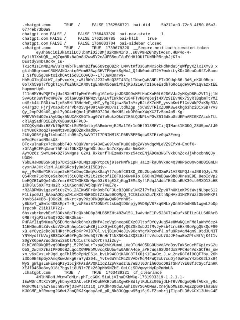 Chatgpt Premium Cookie -X12 | PDF