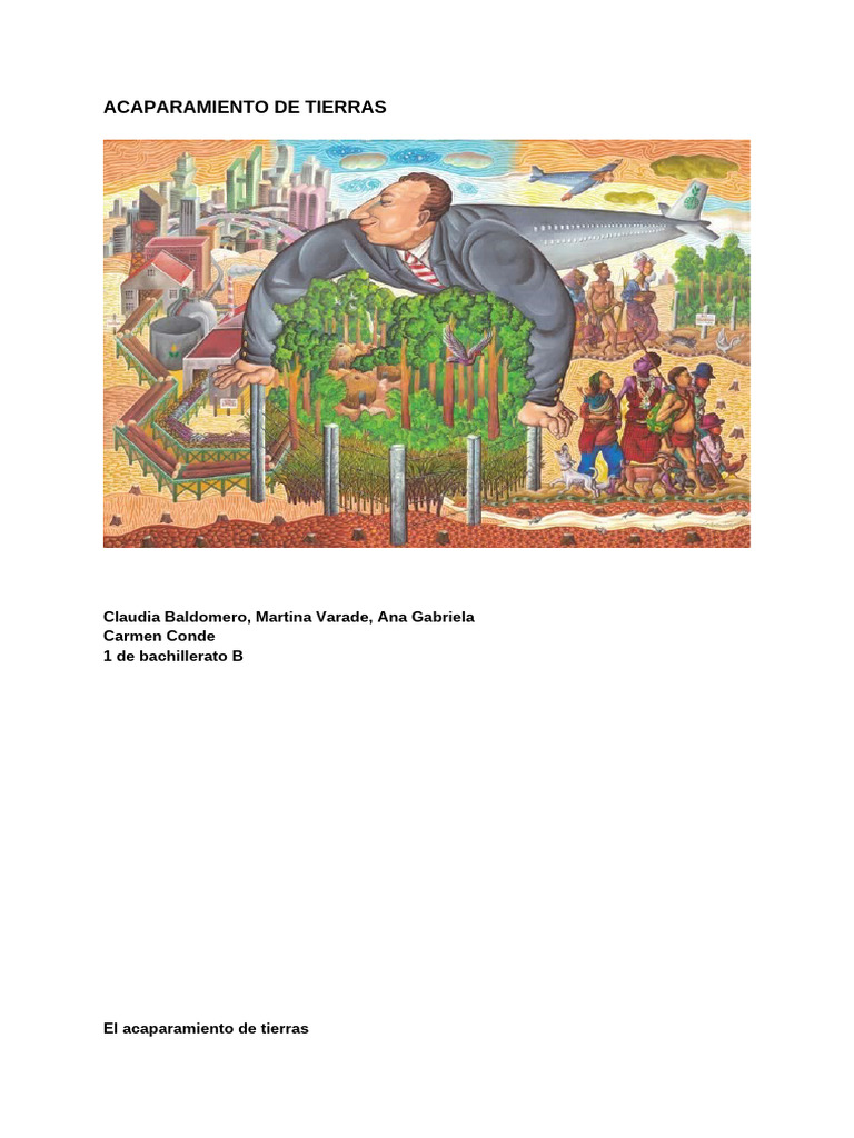 Acaparamiento de Tierras | PDF | Agricultura | Política Agrícola Común