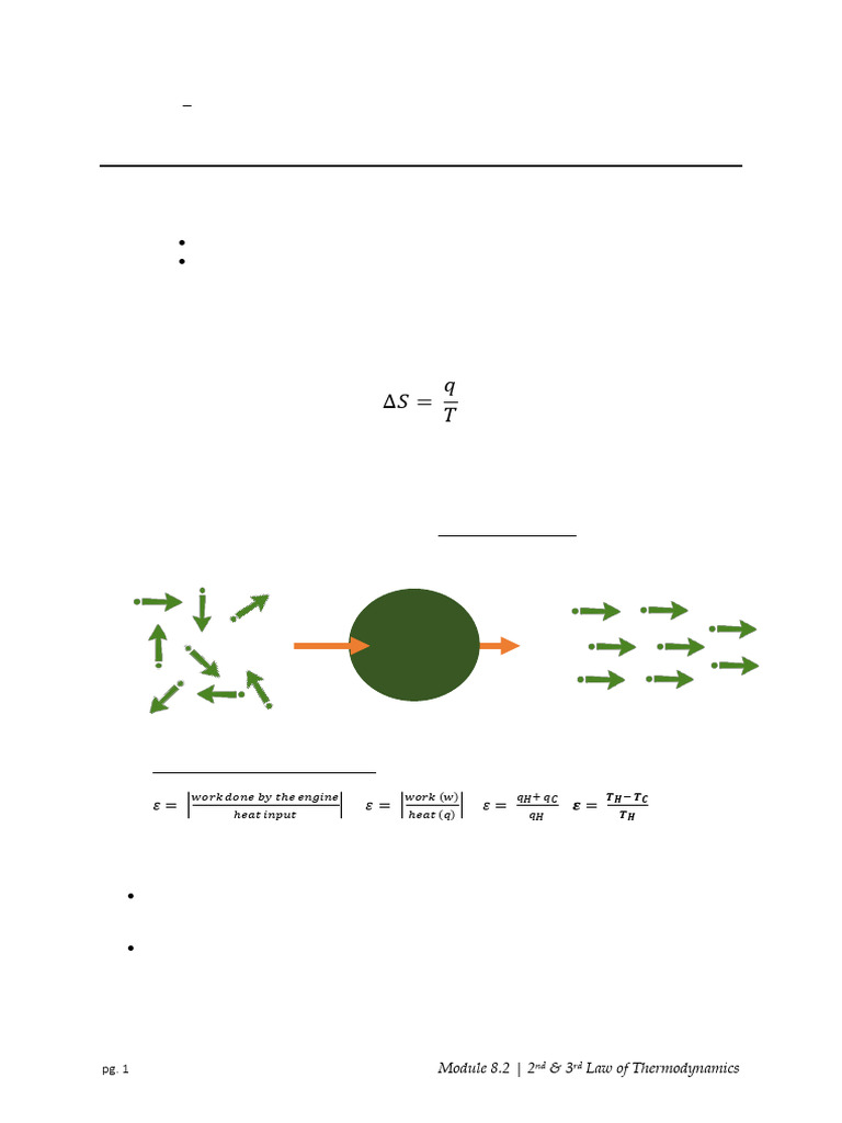 Module 8.2 2nd and 3rd Law of Thermo Ver2 | PDF | Heat | Gibbs Free Energy