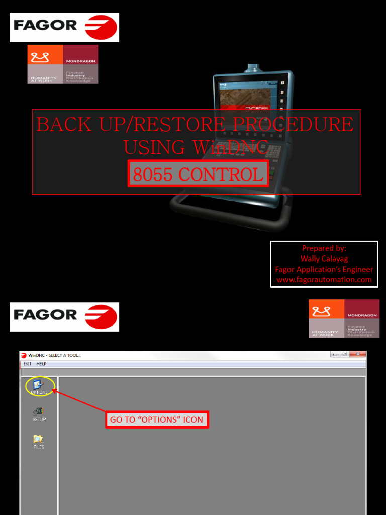 Back Up Procedure Windnc | PDF | Icon (Computing) | Directory (Computing)
