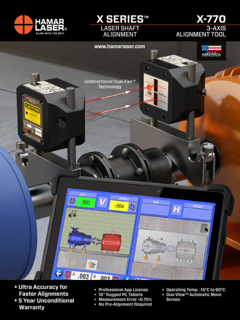 X-770-3-Axis-Shaft-Alignment-Tool-Brochure-Rev-A5 | PDF | Optics ...