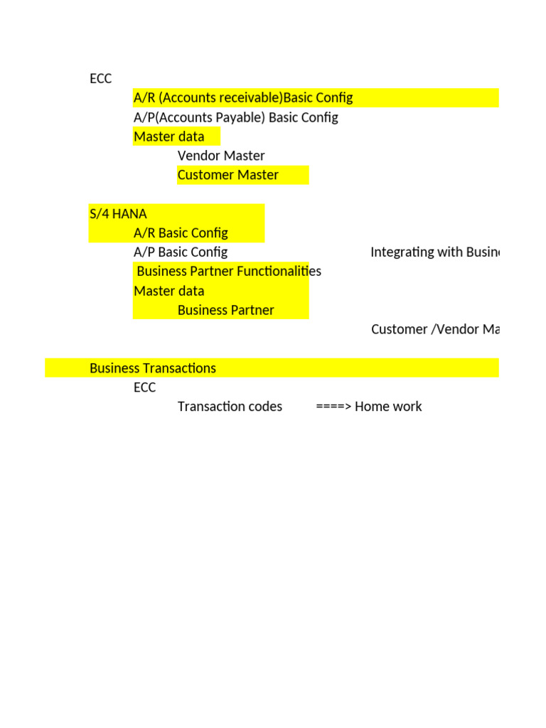 ECC FI AR Config 1 19.01.2023 | PDF | Accounts Payable | Payments
