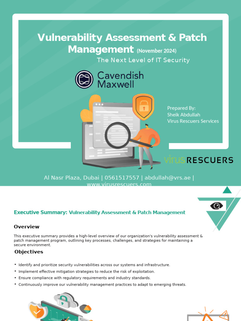 Managed Vulnerability Management _Presentation (November 2024)_updated | PDF | Vulnerability ...