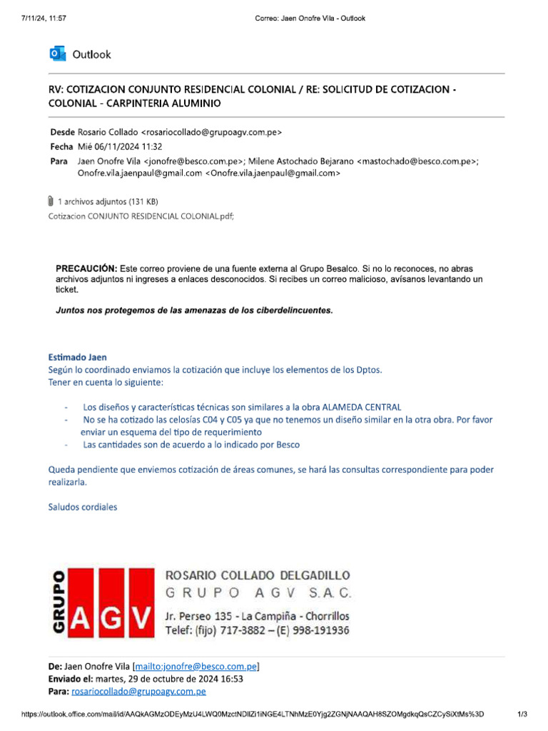 Solicitud AGV | PDF